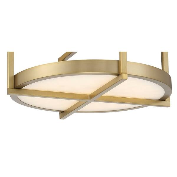 Minka Lavery 5616-L Boada 14" Wide LED Semi-Flush Ceiling Fixture - Bed Bath & Beyond - 39741334